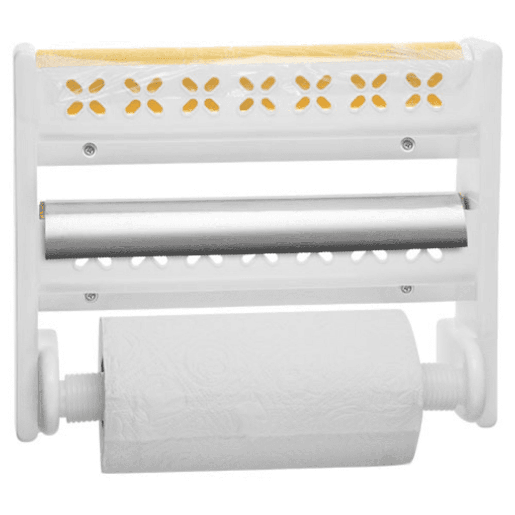 Portarollos para papel y toallas de cocina tres servicios organizador ...