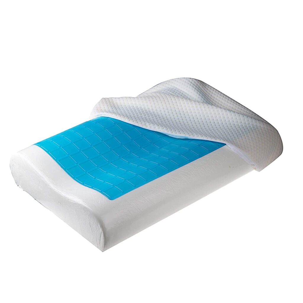 Almohada en gel ortopedica refrescante tecnologia indeformable + funda ...