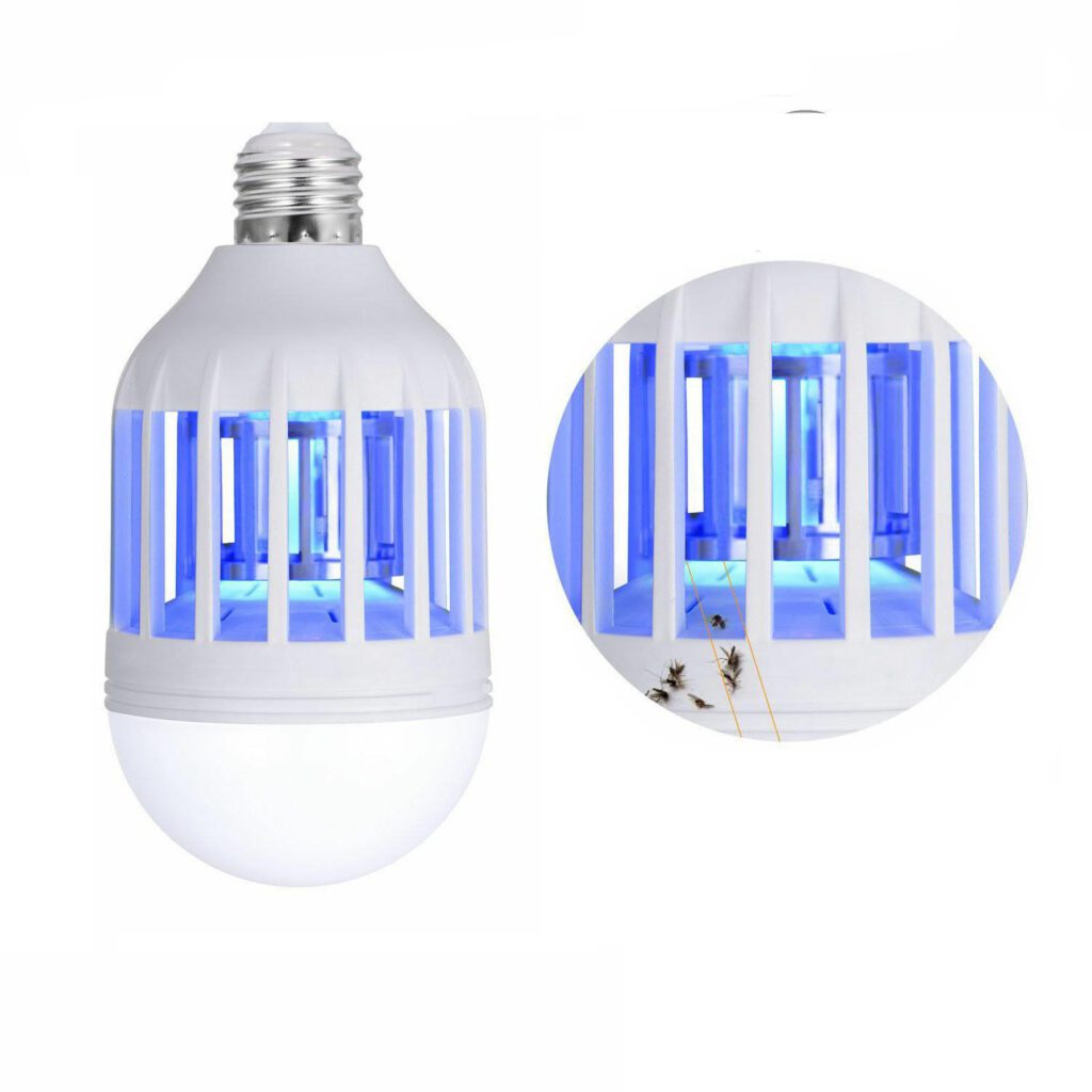 Bombillo Repelente Mata Moscos Luz Led Zancudo Anti Insectos - Canela Hogar