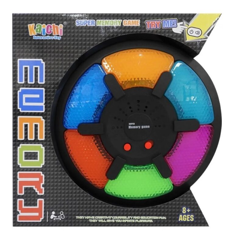 Juego de Memoria Disco Musical Luz Reto Mental Niños Adultos - Canela Hogar